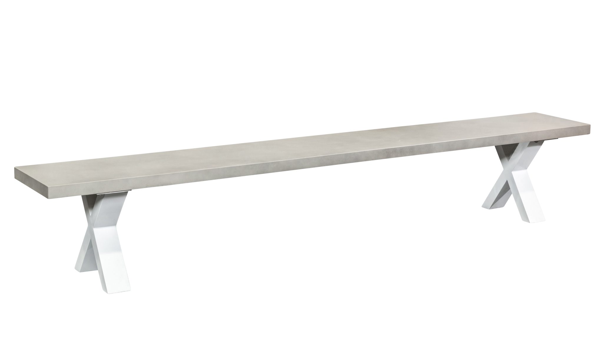 Element 2.8m GRC Bench White | Segals Outdoor Furniture