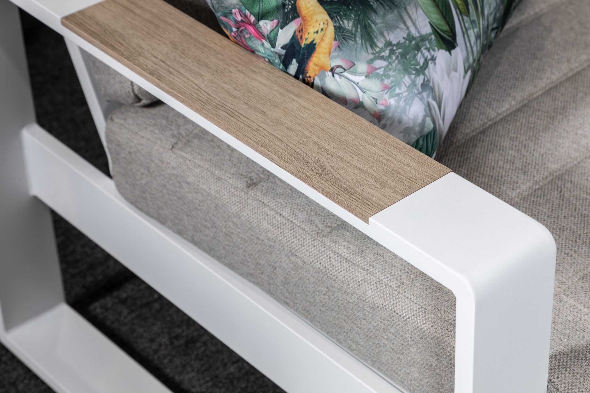 Allure Sofa Coffee Set (White) | Segals Outdoor Furniture