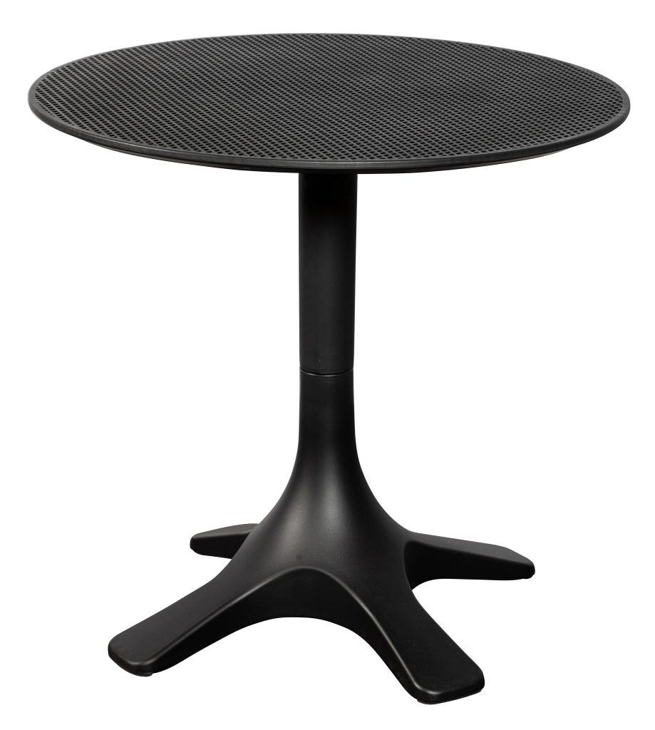Bronte 80cm Round Table Black | Segals Outdoor Furniture