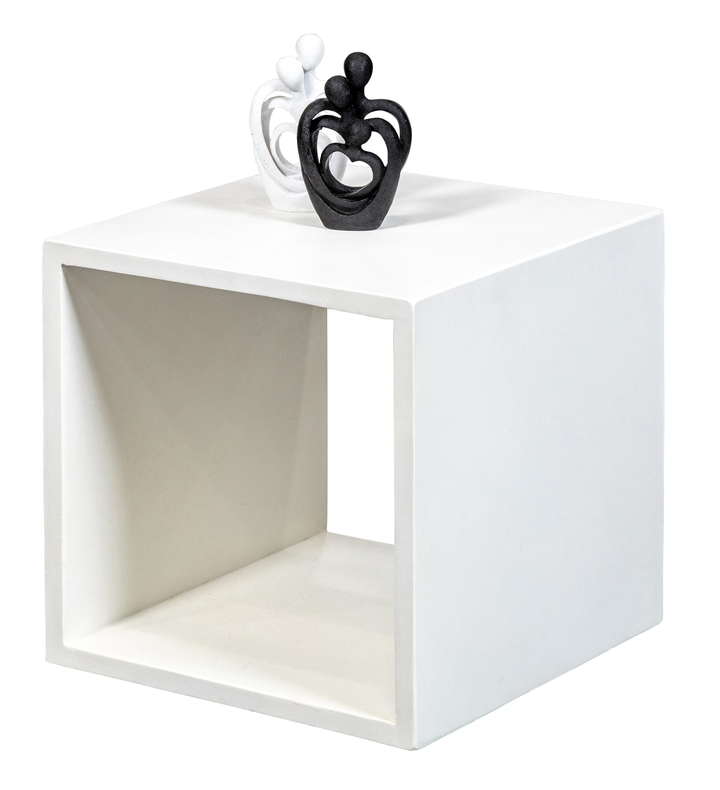 Cube Side Table White Segals Outdoor Furniture