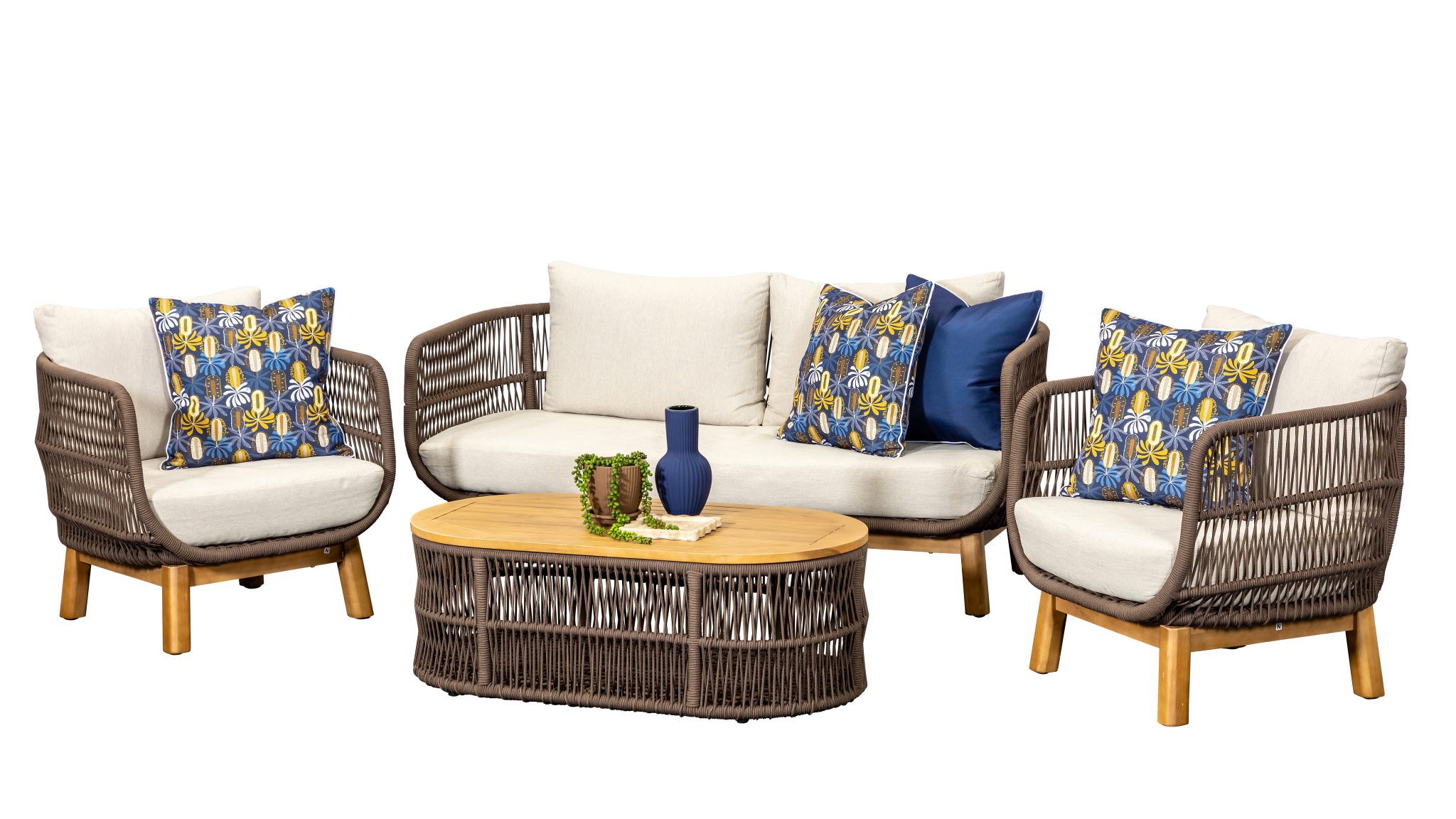 Sydney Sofa Set Blue | Segals Outdoor Furniture